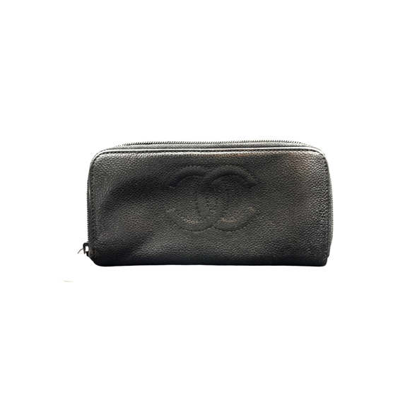 CHANEL | Bags | Chanel Cc Zipper Wallet Large Caviar Leather | Poshmark